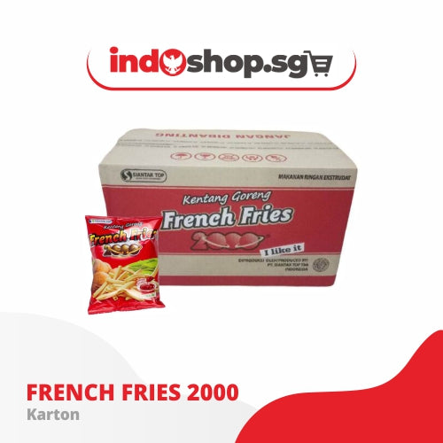 WHOLESALE French Fries 2000 62gr | Kentang Goreng (1 Carton 20 Pcs ...