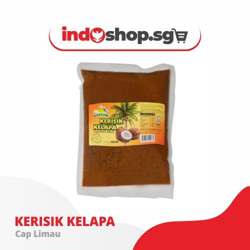 Kerisik Kelapa Cap Limau - Roasted Coconut (500g) – Indoshop.sg