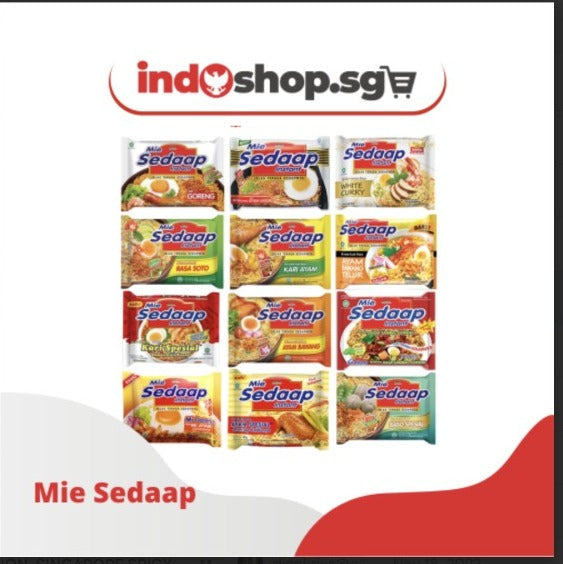 Instant Noodle Mie Sedaap Carton 40 pcs | Sedap | All Variant – Indoshop.sg