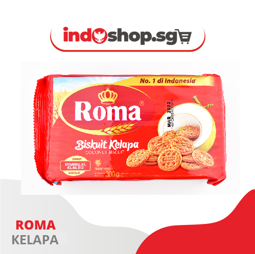 Coconut Biscuit | Roma Kelapa Biskuit 300 gram bundle 2 – Indoshop.sg