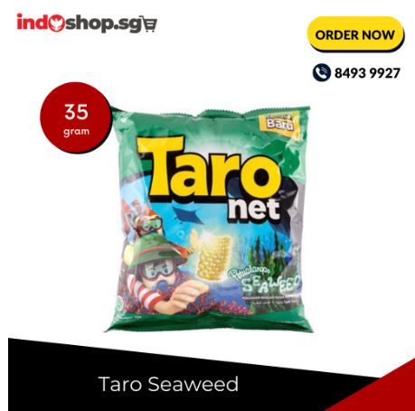 Potato Snack Taro Net Snack 32GR | Seaweed | Barbecue BBQ | Cowboy Ste ...